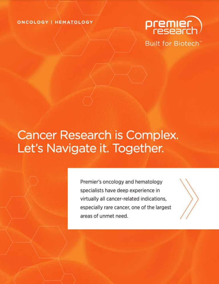 Premier Research | Cancer Research is Complex. Let's Navigate it. Together.