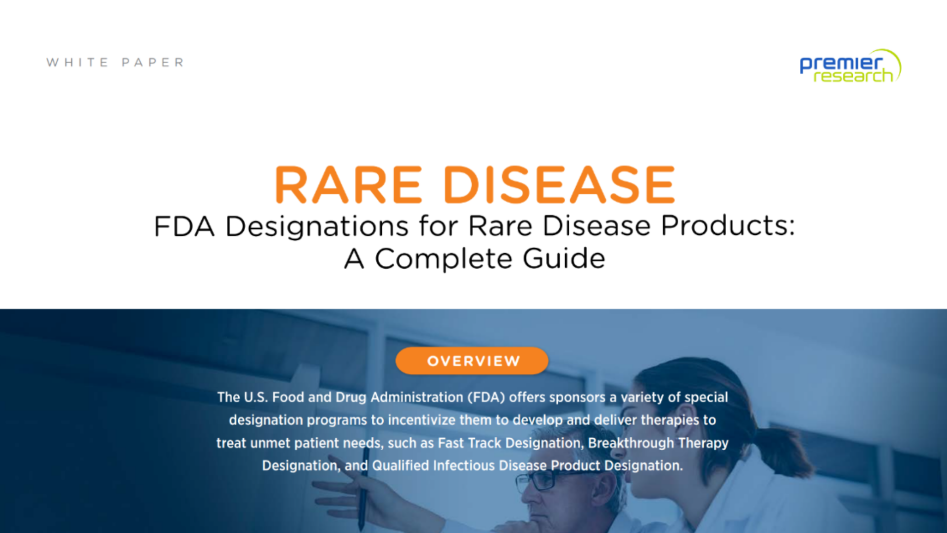 Premier Research | FDA Designations for Rare Disease Products: A ...