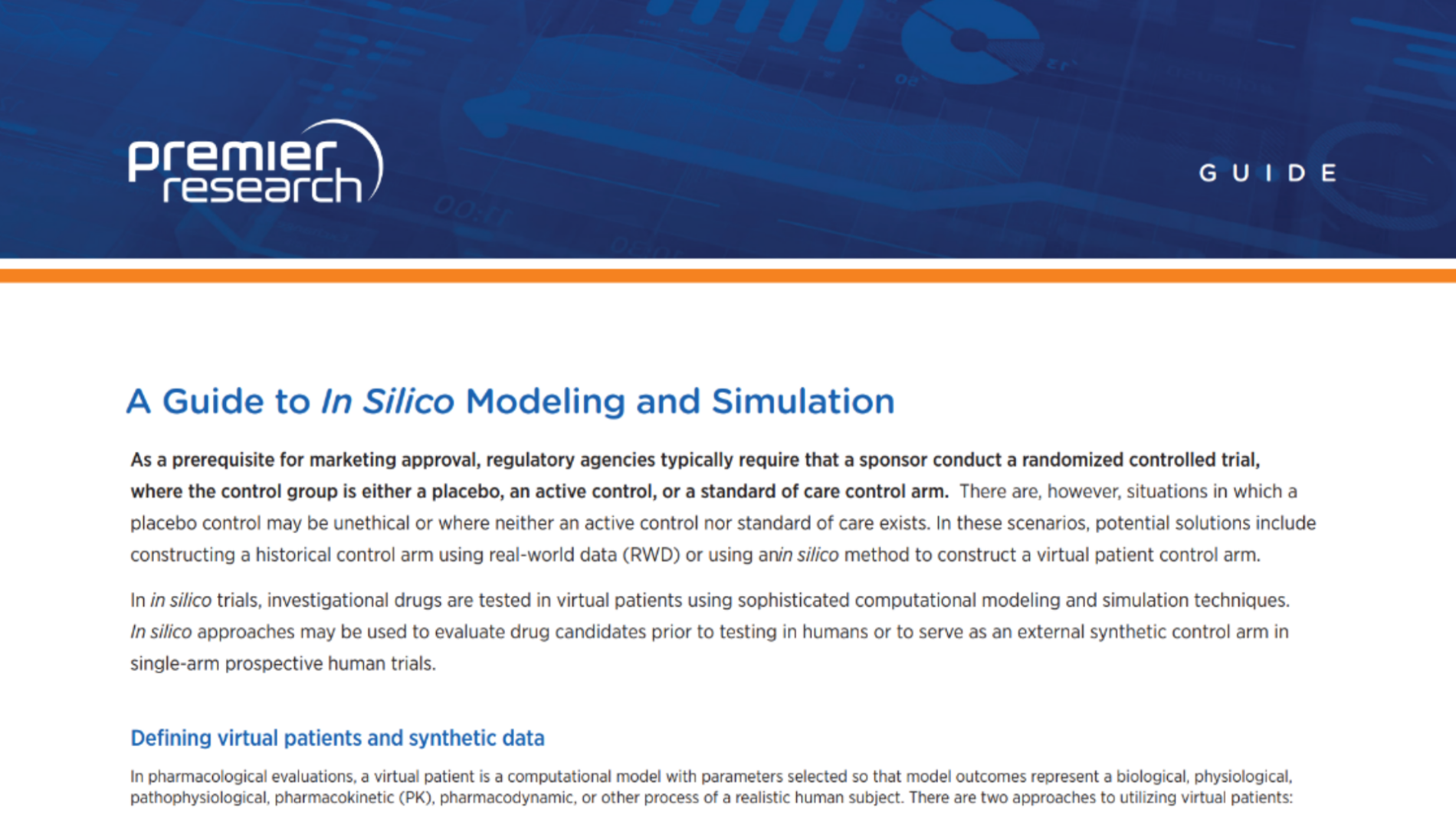 Premier Research | A Guide to In Silico Modeling and Simulation