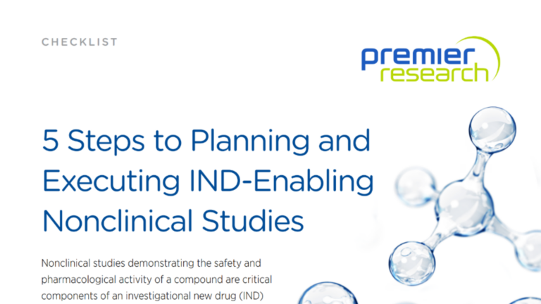 Planning & Executing IND-Enabling Nonclinical Studies