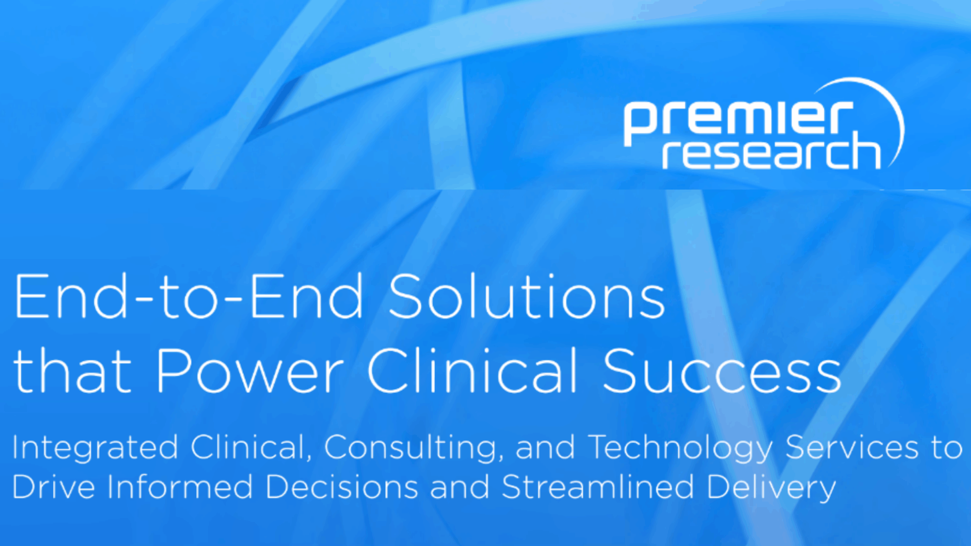 End-to-End Solutions That Power Clinical Success